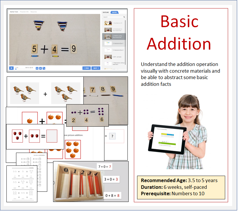 Montessori Math Lesson - Basic Addition – Montessori Experience