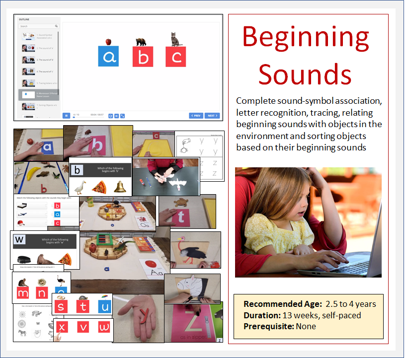Montessori Phonics & Reading: Beginning Sounds – Montessori Experience